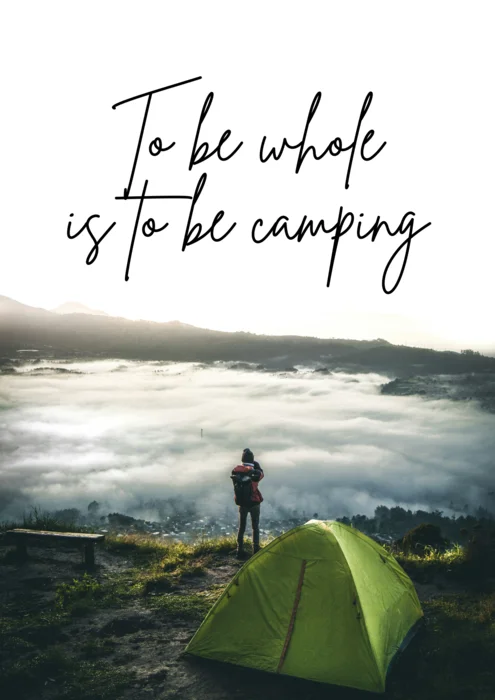 Caption For Camping